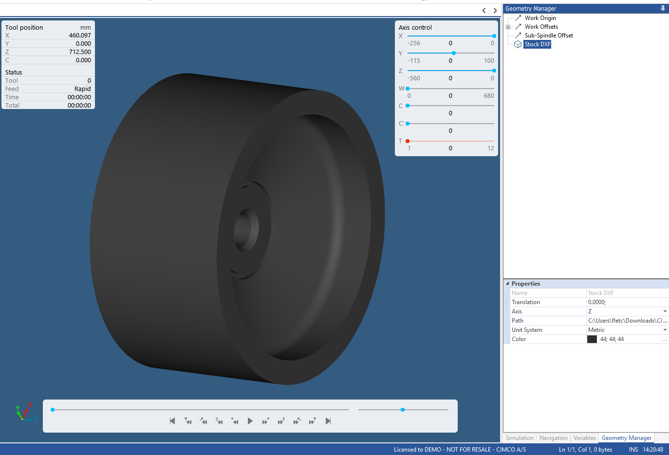 Load Stock From DXF - CIMCO Edit 2025 – CIMCO Help Center